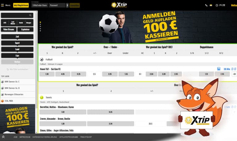 XTiP Sportwetten » Aktueller Test 2024 und Erfahrungen